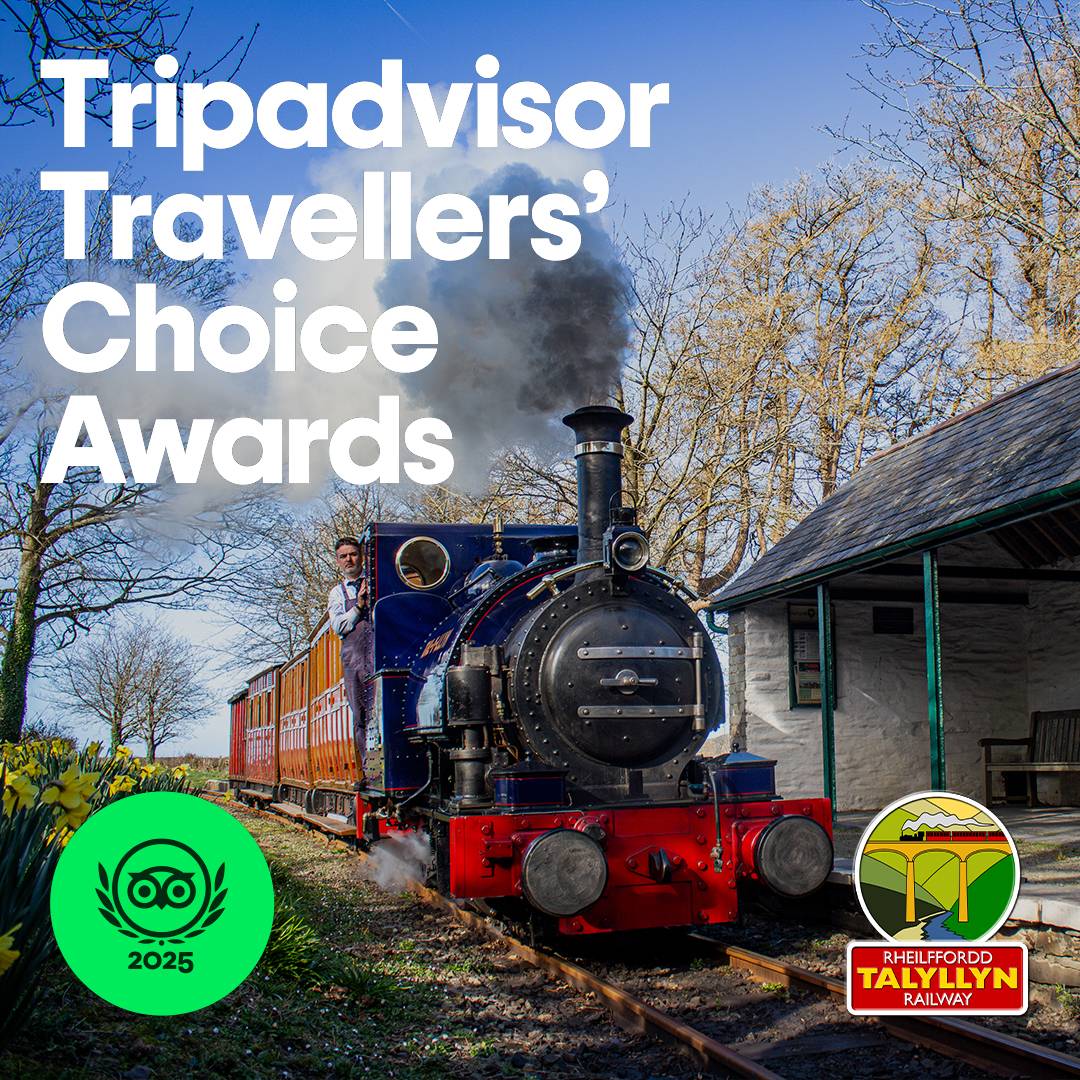 TR Named in Top 10% of Attractions World Wide! – Talyllyn Railway