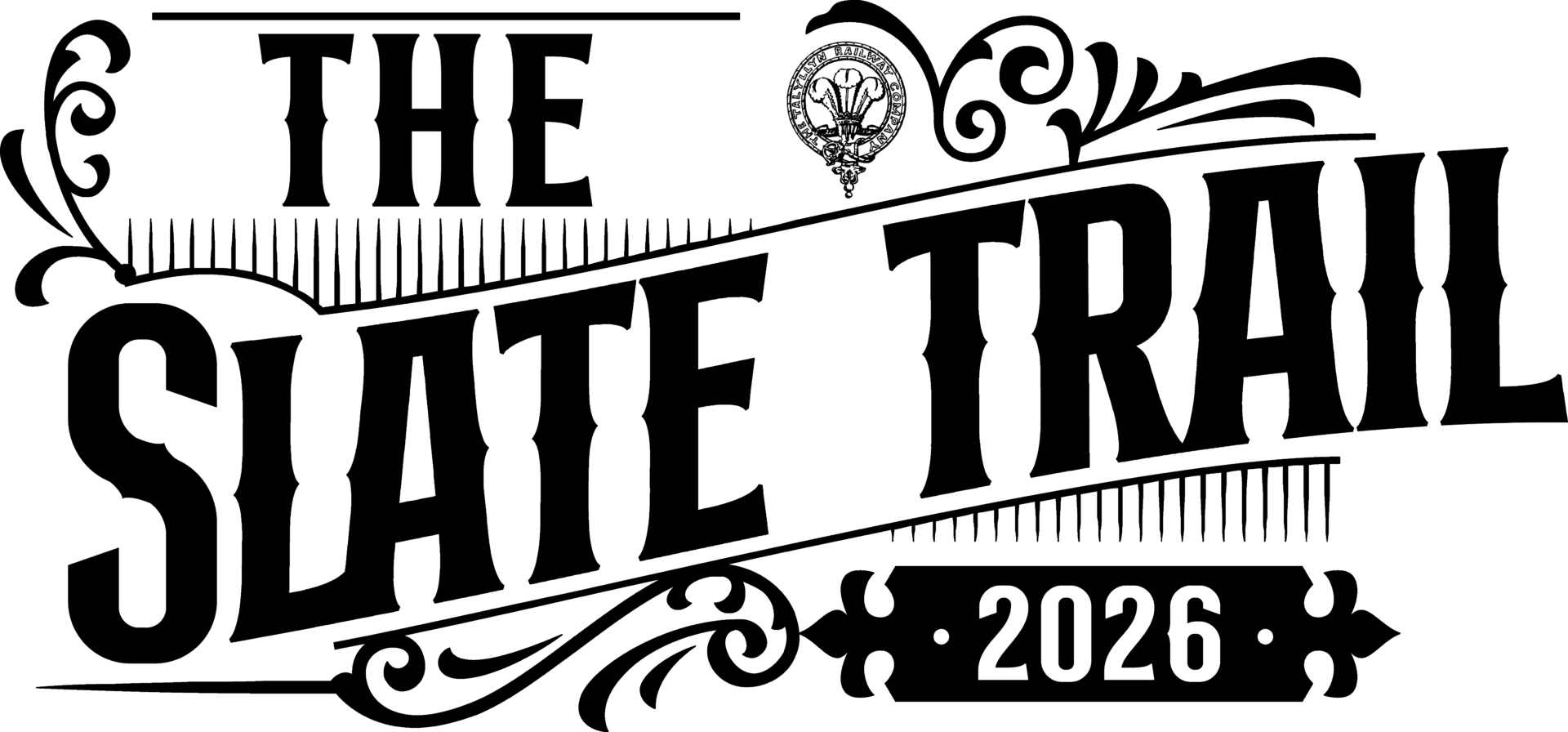 Slate Trail Stencil Logo 2026 – Talyllyn Railway